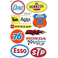 Amazon.com: Sponsor Motocross Racing Tuning Motorbike Decal Sticker ...