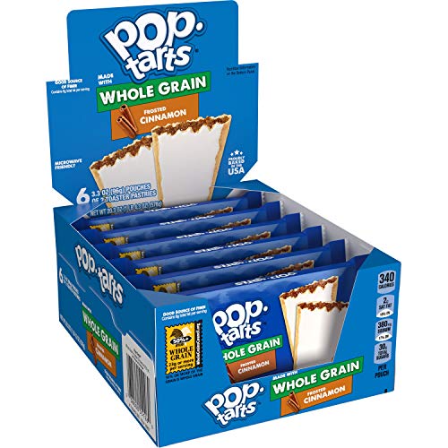 Pop-Tarts Breakfast Toaster Pastries, Whole Grain Frosted Brown Sugar ...