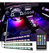 Amazon.com: Car LED Strip Light, EJ's SUPER CAR 4pcs 36 LED Car ...