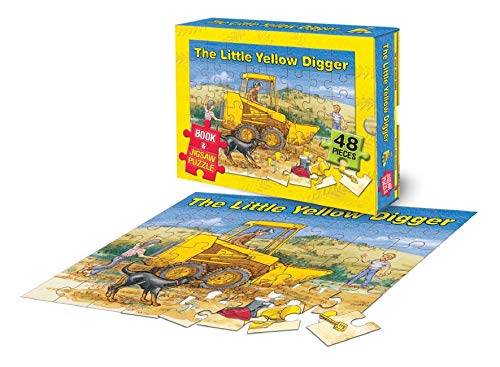The Little Yellow Digger Book and Jigsaw Puzzle: Gilderdale,Betty ...
