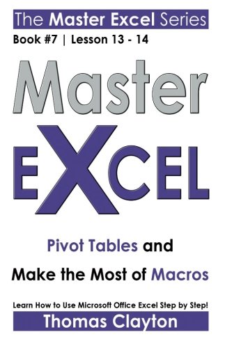Master Excel: Pivot Tables and Make the Most of Macros : Clayton ...