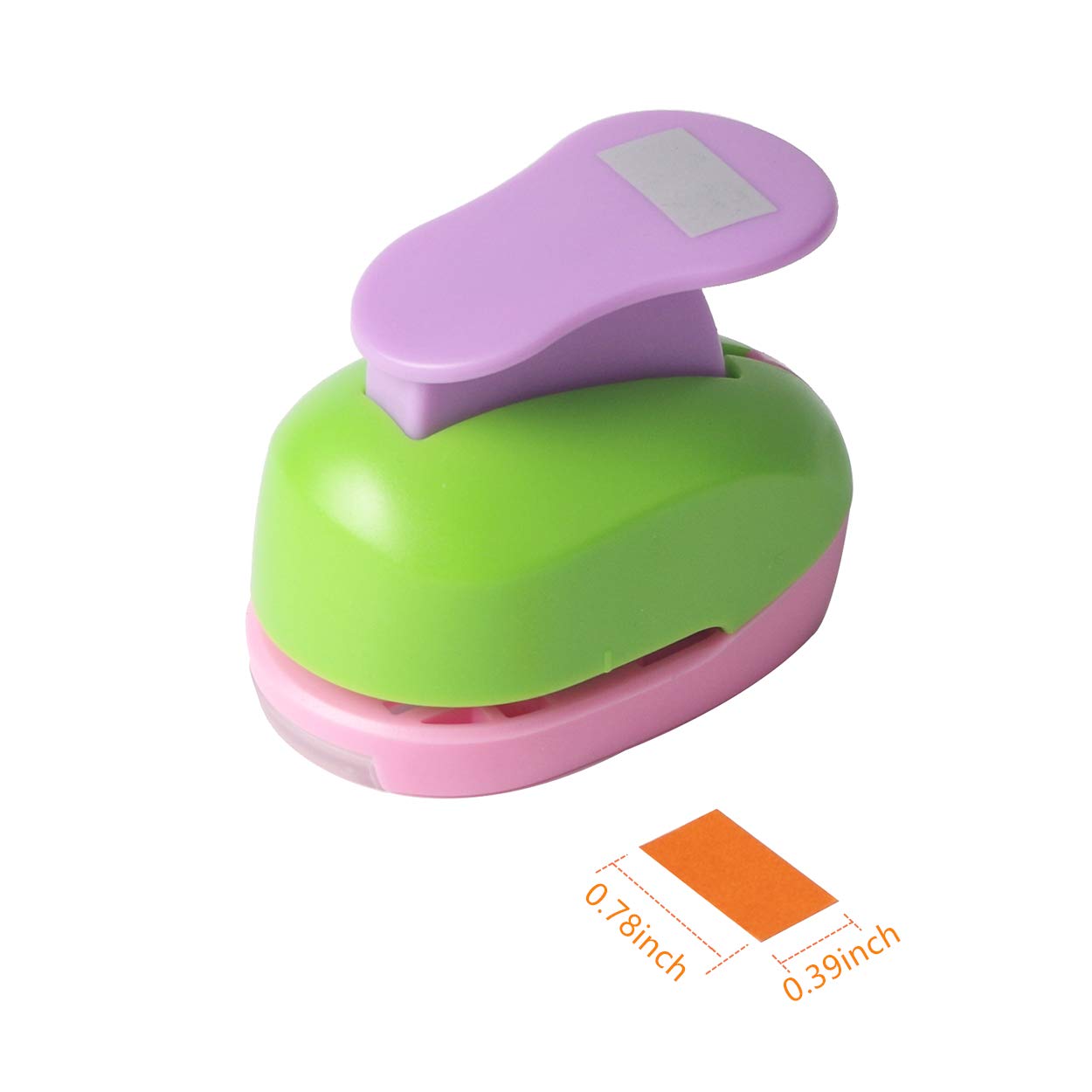 Rectangle Punch 1 inch Craft Lever Punch Handmade Paper Punch for ...