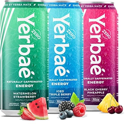 Yerbae Energy Beverage - Variety Power Pack, 0 Sugar, 0 Calories, 0 ...
