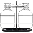 Amazon.com: RVPNR RV Dual Propane Tank Cylinder Rack for Camper and ...