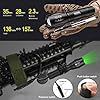 VASTFIRE Adjustable Green Flashlight 350 Yards Hunting Light Long Range ...