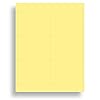Plain Pastel Yellow 3x4 Name Badge Inserts - 6 per page - Colored ...