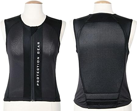 Back Protector Vest Rear Riding comfortable to wear Black: Amazon.co.uk ...