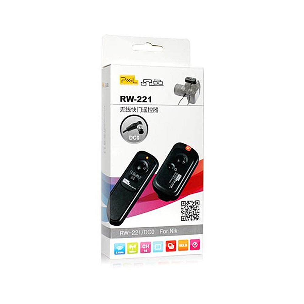 Pixel Oppilas RW-221/DC0 Wireless Shutter Release For Nikon - Multi-Colour on Galleon Philippines