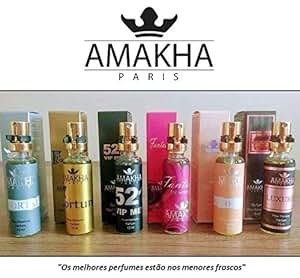 Perfume Amakha Paris 15ml - Kit 4 Unidades - Oferta: Amazon.com.br: Beleza