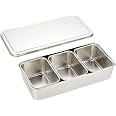 Amazon.com: TIKUSAN Stainless Steel Seasoning Container Yakumi Pan ...