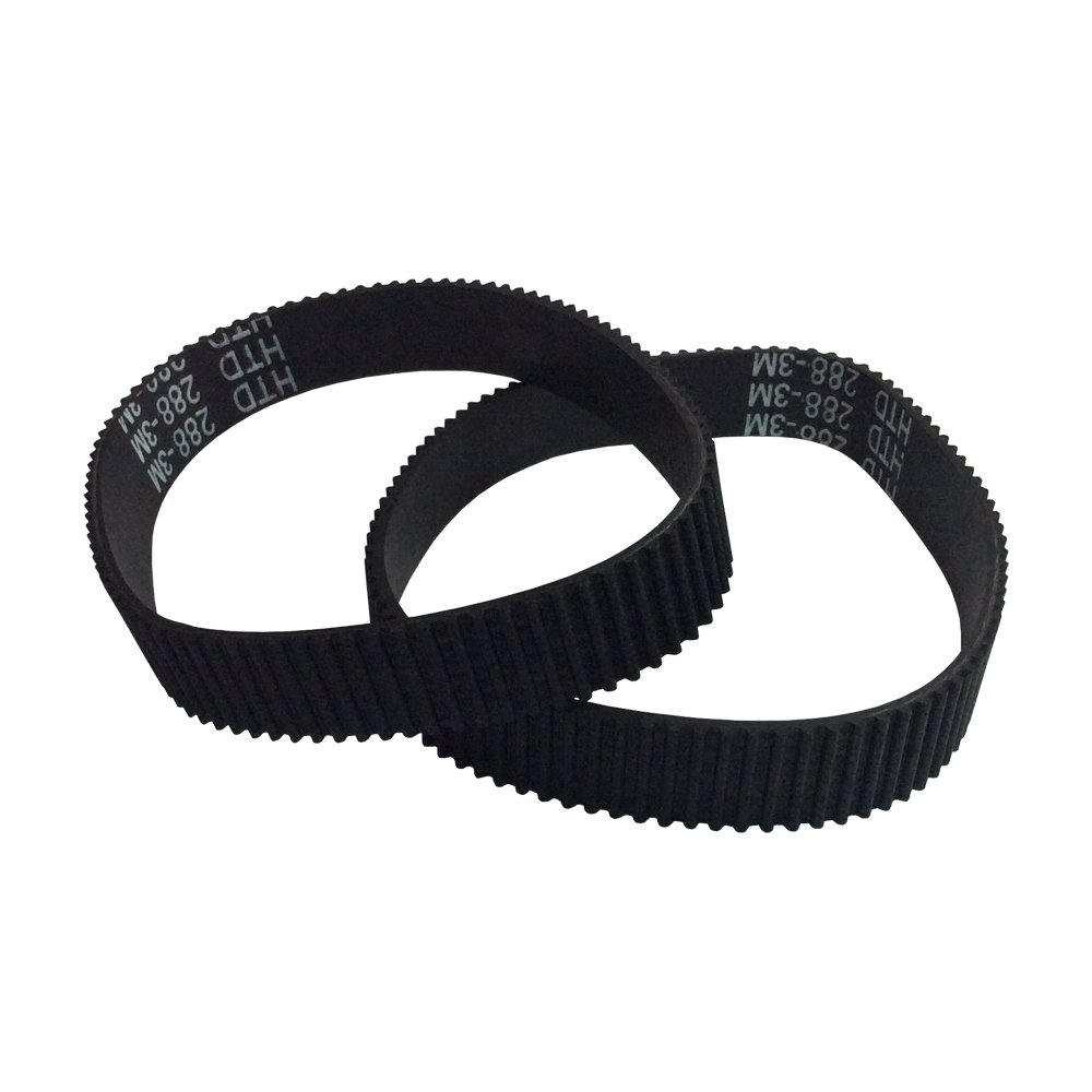 BEMONOC HTD 3M Synchronous Belt Length 288mm Teeth 96 Width 10mm Arc Teeth Belt 2Pcs/Pack ...