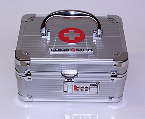 Lockmed SMALL Secured Lock Box - Safeguard Prescription Medications ...