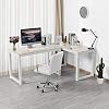 Yaheetech Computer Desk and Chair Set, Writing Study Table Dining Table ...