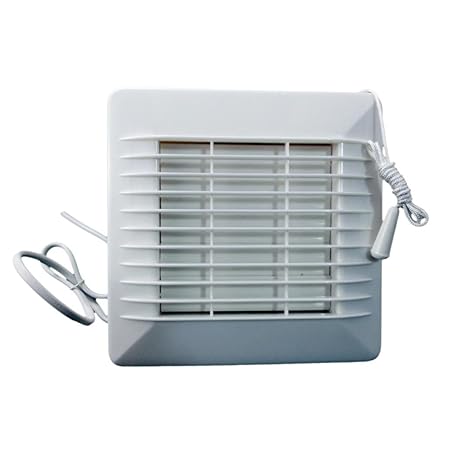 Airtech Bathroom, Kitchen Extractor Exhaust Fan Pull Cord 100mm 4", 180 ...