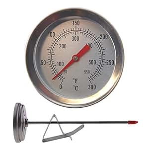 Amazon.com: Deep Frying Thermometer - 150mm Stainless Steel Stem With ...