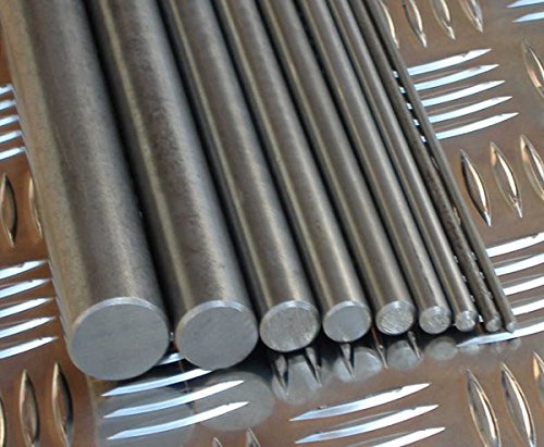 Bright Mild Steel EN1A (1000mm/1 meter) Round Bar Metal Rod Shaft - All ...