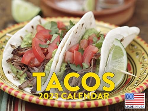 Taco Calendar 2023 Monthly Wall Hanging Calendar Mexican Street Food ...
