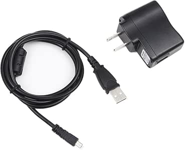 Amazon.com : 5V USB AC Power Adapter Battery Charger Cord for Sony ...