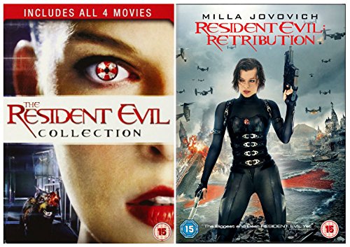 Buy Resident Evil Movies Complete DVD Collection - Includes All 5 ...