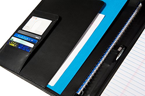 Case-it Executive Leatherette Padfolio with Letter Size Writing Pad ...