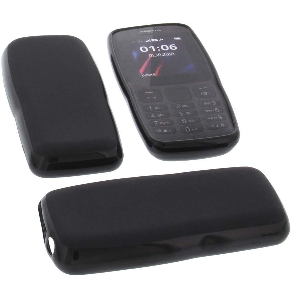 Protective case for Nokia 106 rubber TPU mobile phone: Amazon.co.uk ...