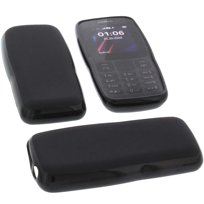 Protective case for Nokia 106 rubber TPU mobile phone: Amazon.co.uk ...