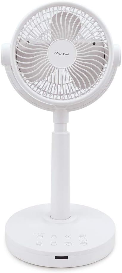 ecHome 8″ 3D Turbo Circulator Stand Fan 30W CE, CB SF9CD3 – BigaMart