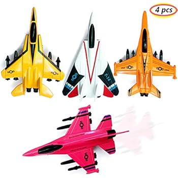 Amazon.com: Metal Die cast Toy Airplane Set Of 12 Military Planes And ...