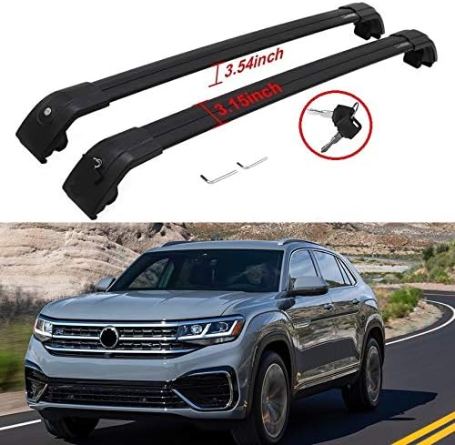 Amazon.com: US roof bar for VW Volkswagen Atlas Cross Sport 2020 2021 ...
