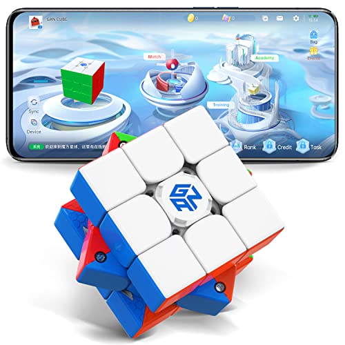 GAN 356 i 3 Stickerless Speed Cube, 3x3 Smart Cube 356 i3 Gans Magnetic ...
