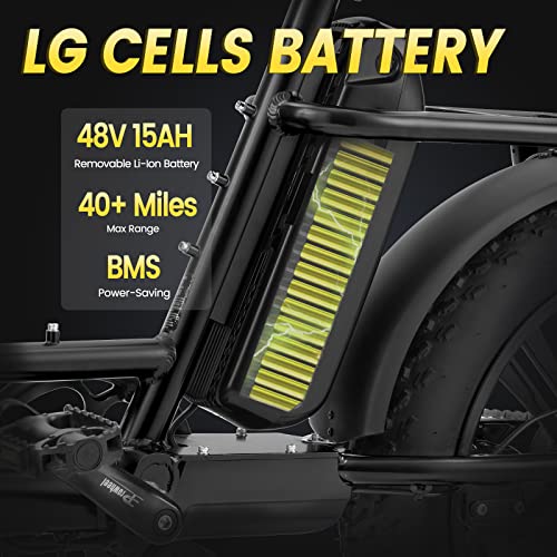 VELOWAVE Prado S Electric Bike for Adults 750W BAFANG Motor,48V 15Ah LG Battery E Bike, 20" x 4. ...