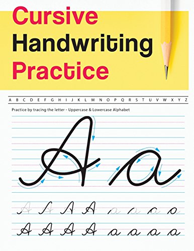 Cursive Handwriting Practice: Uppercase & Lowercase Alphabet - Cursive ...