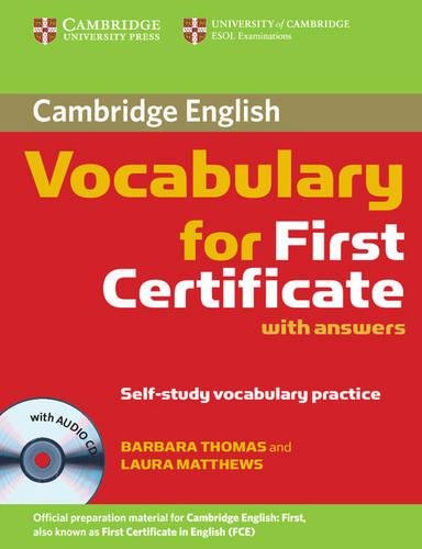 Cambridge Vocabulary for First Certificate Student Book with Answers ...