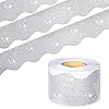 65 Feet Self Adhesive Bulletin Board Borders Glitter Scalloped Borders ...