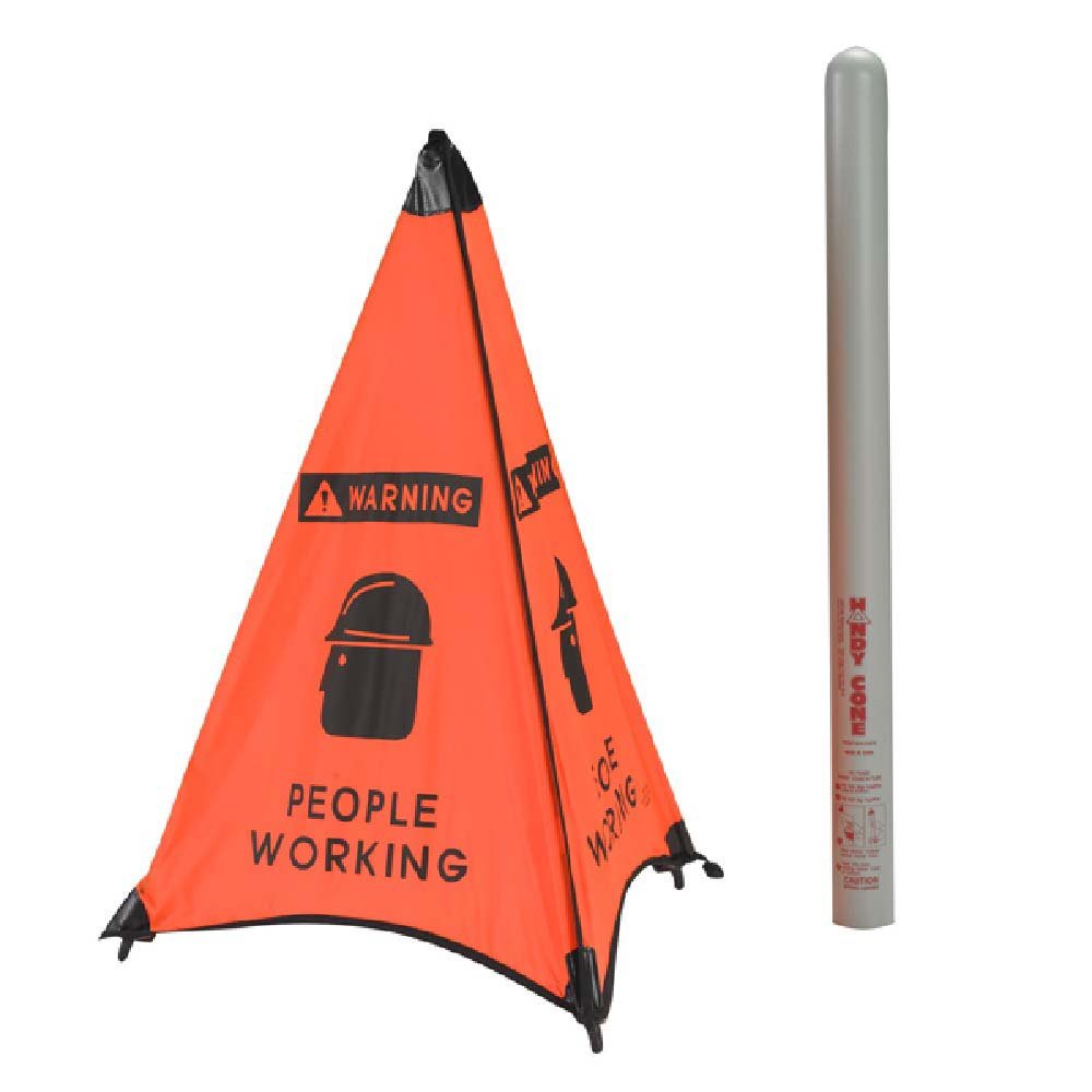 National Marker HFS13 Handy Cone Floor Sign, People Working, 31 Inch ...