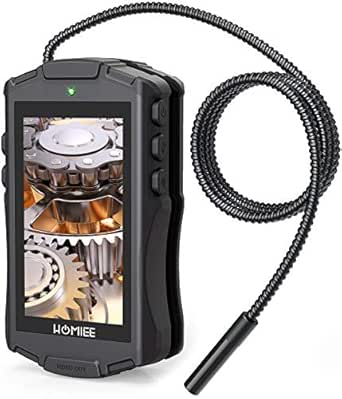 Amazon.com: Digital Industrial Inspection Camera Borescope with 4 LED ...