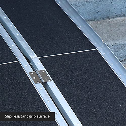 Titan Ramps 10 FT Multi Fold Breifcase Aluminum Wheelchair Ramp, Rated ...