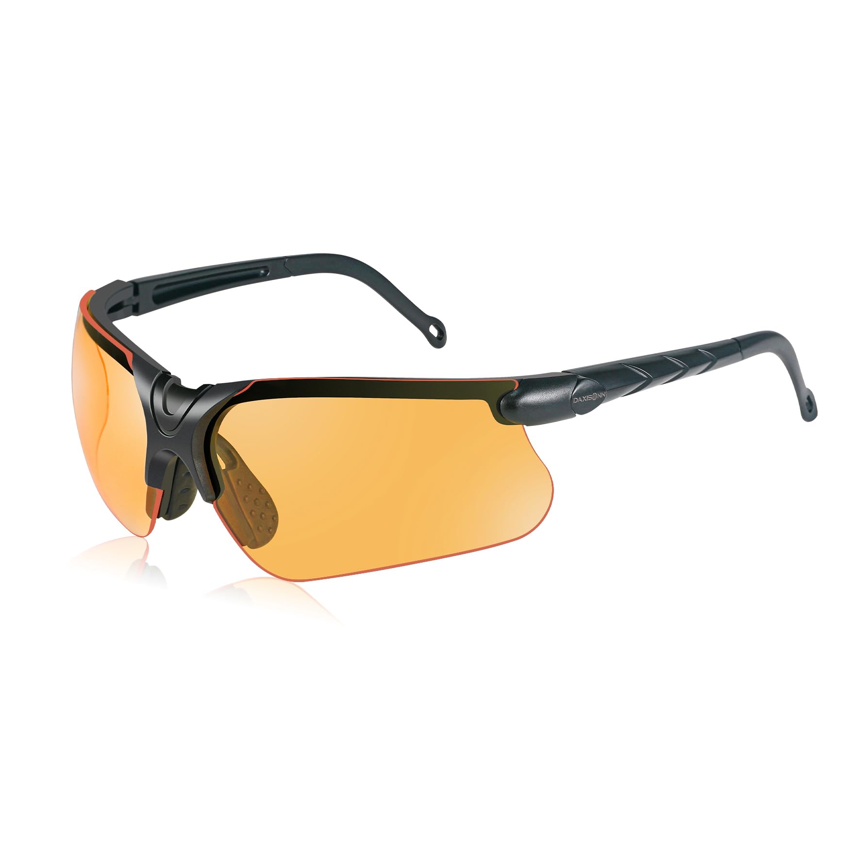 DAXISONN Shooting Safety Glasses Orange Anti Fog Hunting Gun Range ...