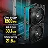 EZDIY-FAB Cube Fan Pro 120mm PC Case Fan,High Performance Cooling Fan ...