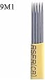 Amazon.com: Microblading Double Shading 9 Pins Needle 100pcs 9M1 ...
