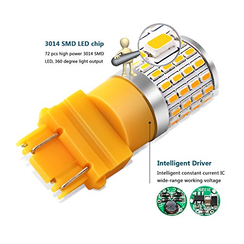 PHINLION Super Bright 3014 72-SMD 3056 3156 3157 4114 4157NAK 5702AK ...