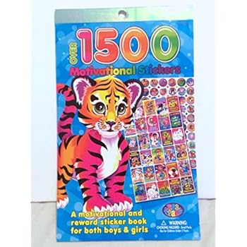 Amazon.com: LISA FRANK ~ Motivational & Reward Stickers - Over 1500 ...