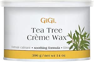Amazon.com : GiGi Tea Tree Creme Hair Removal Soft Wax with Soothing ...