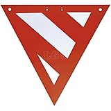 Red/White Front/Rear Projection Lorry Truck Aluminium Marker Boards ...