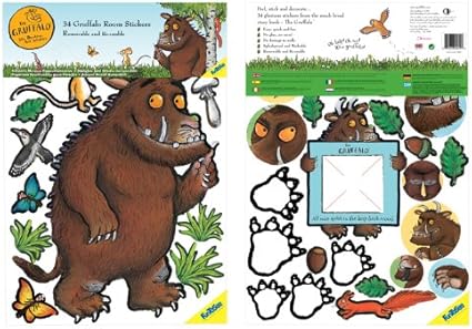 FunToSee The Gruffalo Themed Wall Stickers, 34 Piece: Amazon.co.uk ...