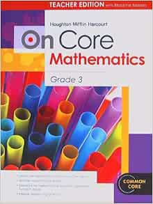 Amazon.com: Houghton Mifflin Harcourt On Core Mathematics: Teacher Blackline Masters Grade 3 ...