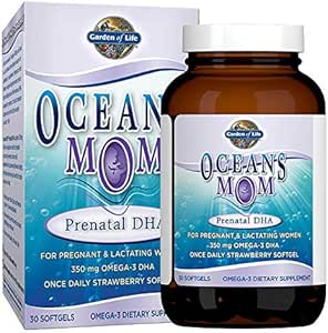 Amazon.com: Garden of Life Oceans Mom Prenatal Fish Oil Dha, Omega 3 ...