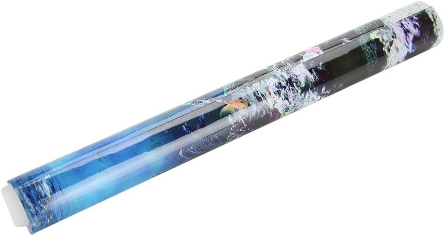 Aquarium Background Poster Fish Tank Backdrop PVC Adhesive Underwater ...