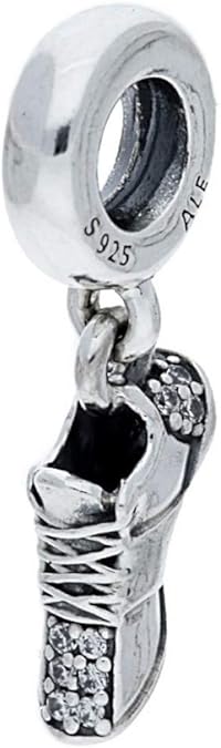 Amazon.com: PANDORA Running Shoe, Clear CZ Charm 792063CZ: Jewelry