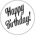Amazon.com : Happy Birthday Envelope Seals - 1.2" Happy Birthday ...